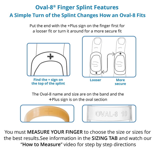 Oval-8® Finger Splints – Oh My Arthritis